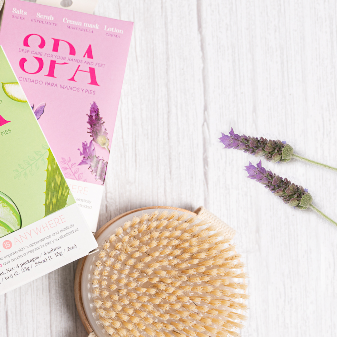 Kit Spa Manicura y Pedicura Lavanda 4 Sobres – Círculo de Belleza